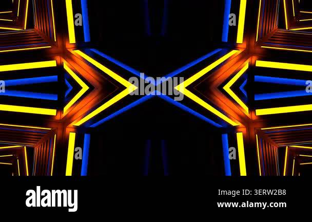 Exciting VJ loop on an abstract background with smooth flowing images ...