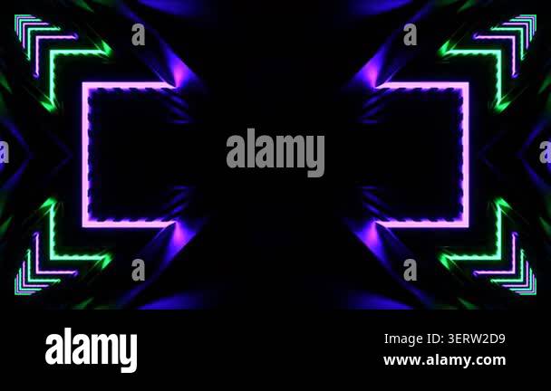 Exciting VJ loop on an abstract background with smooth flowing images ...