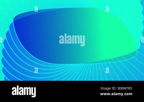 Animated blue-green abstract shape with sweeping gradient and flowing ...