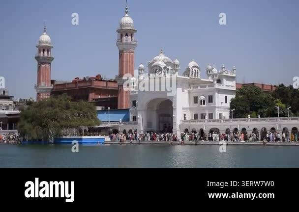Beautiful view of Golden Temple - Harmandir Sahib in Amritsar, Punjab ...