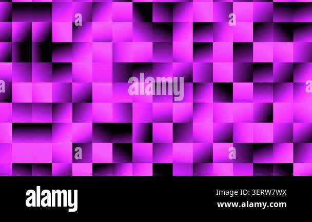 Animated purple grid of squares with pulsing brightness and gradient ...
