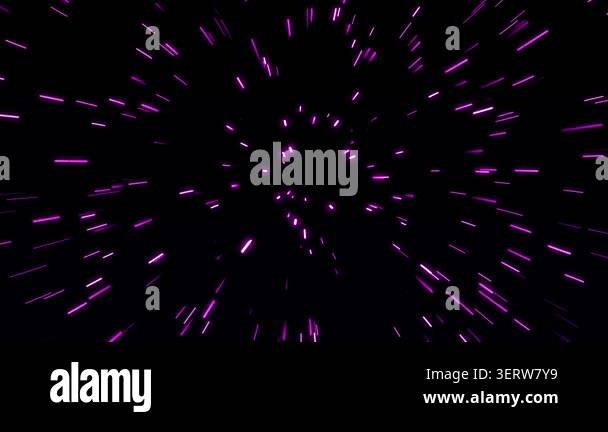 Animated black background with purple streaks radiating outward ...