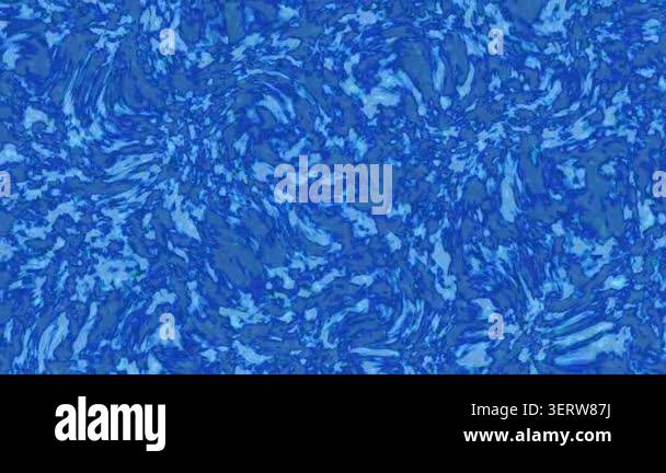 Animated abstract blue fluid pattern with swirling, organic shapes ...