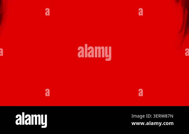 Animated bright red vertical wavy bands on a black background ...