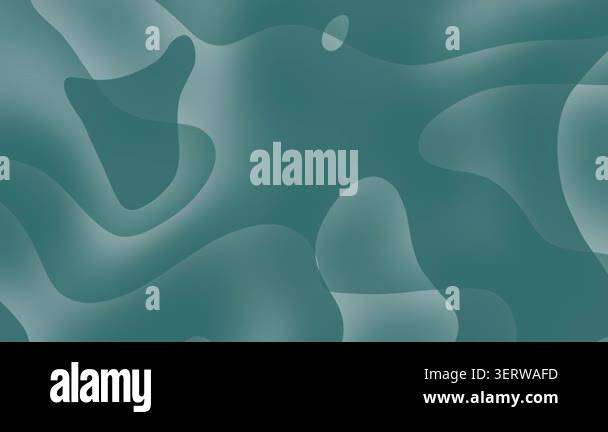 Abstract flowing shapes in a teal gradient background, creating a ...