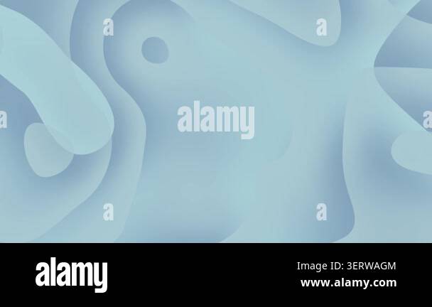 Abstract flowing shapes in soft blue gradient, creating a smooth and ...