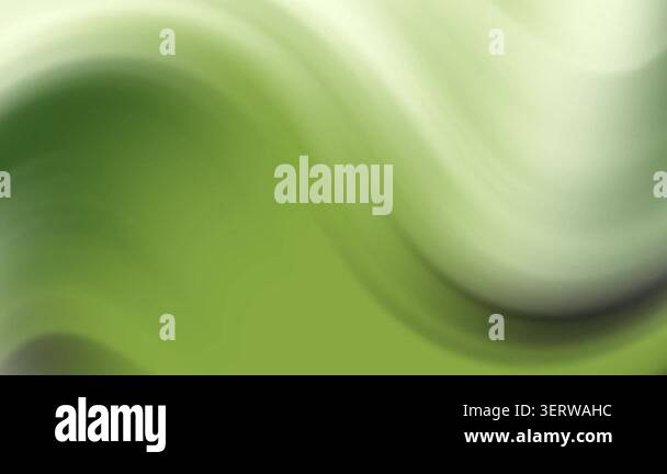 Abstract flowing green and white waves create a smooth, organic ...