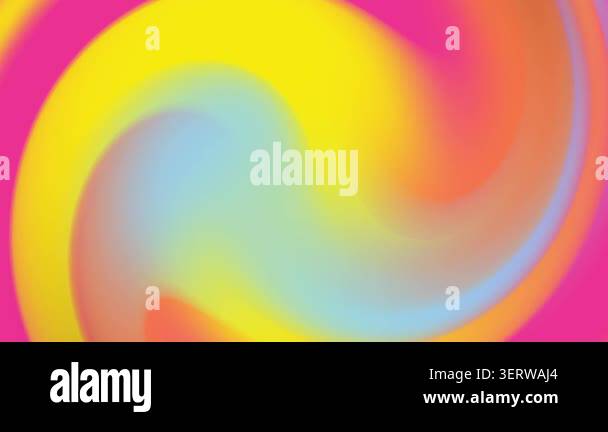 Abstract swirling gradient background with vibrant pink, yellow, and ...
