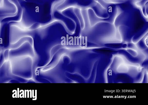 Abstract blue and white fluid motion background with glowing highlights ...