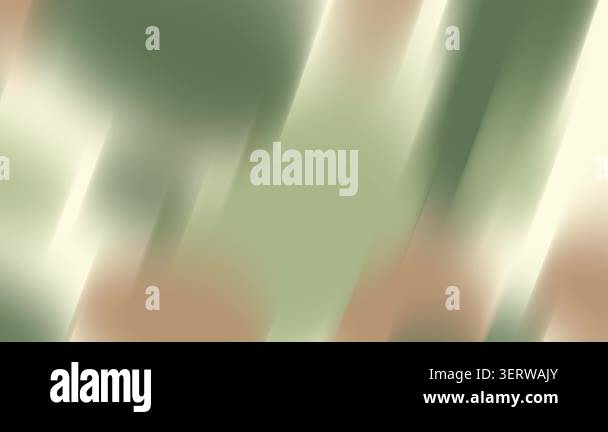 Abstract background with blurred diagonal lines in green and beige ...