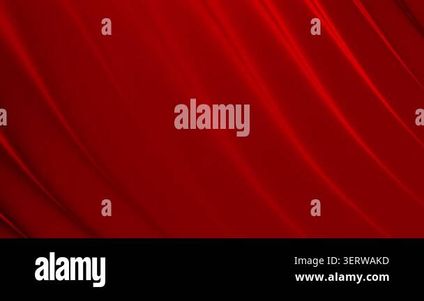 Abstract flowing red fabric texture with gentle waves and highlights ...