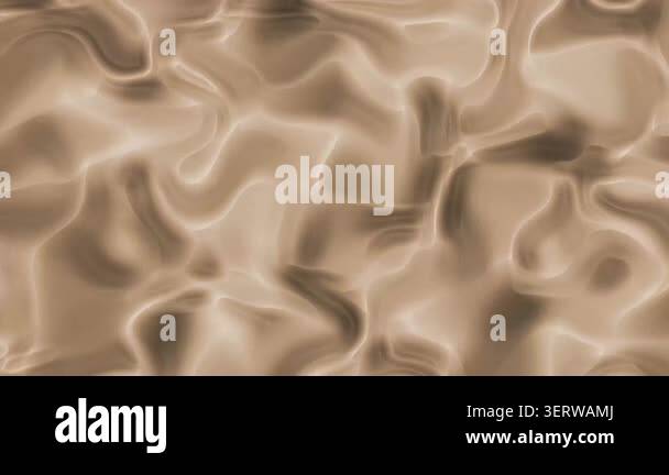 Abstract flowing liquid surface with smooth, undulating waves and soft ...