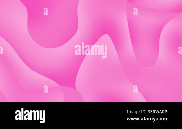 Abstract pink fluid shapes slowly morphing and flowing, creating a soft ...