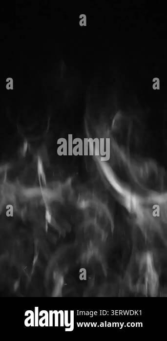 Vertical view of white natural steam or smoke rising across the entire ...