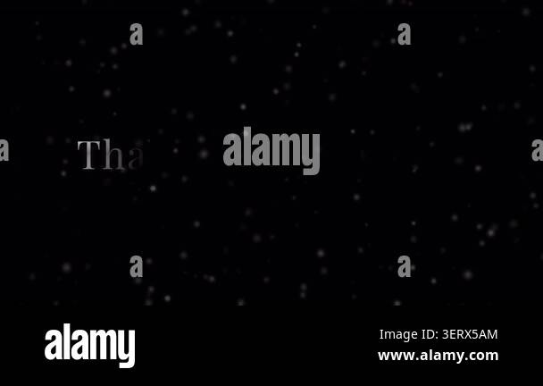 Animated typographic Thanks for watching. For ending video Stock Video ...