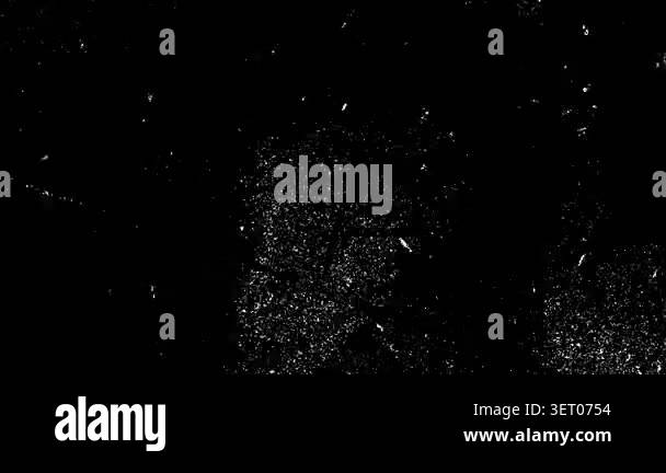 Black Screen with Thin Static Lines. Analog TV Noise, Random Vertical ...