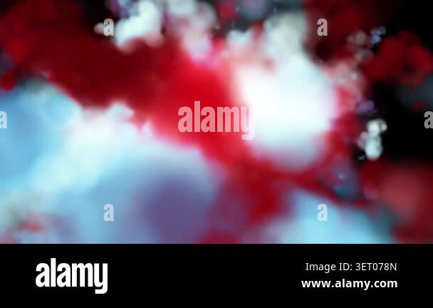 An abstract composition with blurred floating particles and dreamy ...