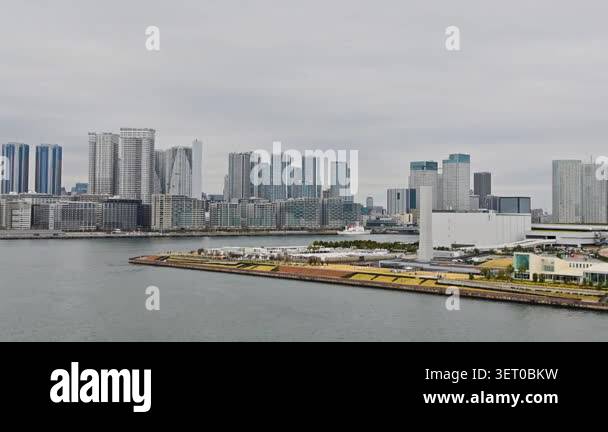 Tokyo Waterfront Skyline And Modern Architecture District Japan. High ...