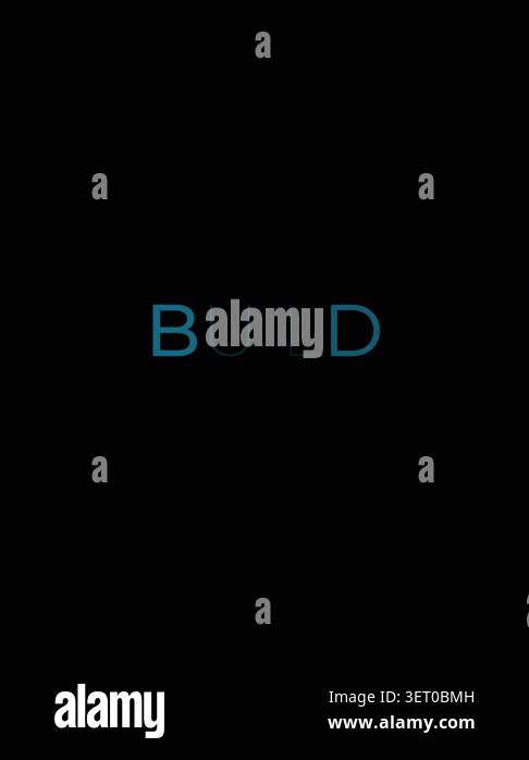 BUILD letter design with space for your business company animation ...