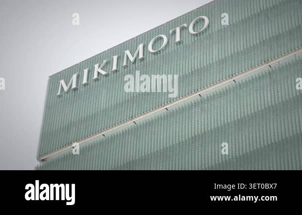 Tokyo Japan February 23, 2026: Mikimoto Luxury Retail Building Exterior ...