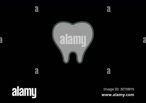 Whitening Before and After Tooth Animation with Sparkle Effect and ...