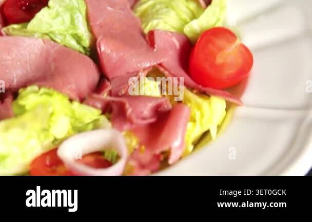 Salad beef and vegetables tasty snack fresh delicious gourmet food ...
