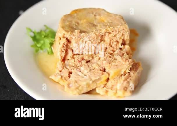Pate meat pork or chicken terrine tasty snack fresh delicious gourmet ...