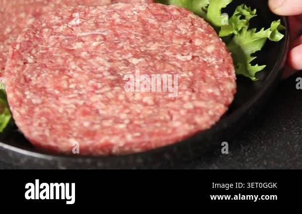 Cutlets raw meat beef, pork, or lamb lunch or dinner tasty snack fresh ...