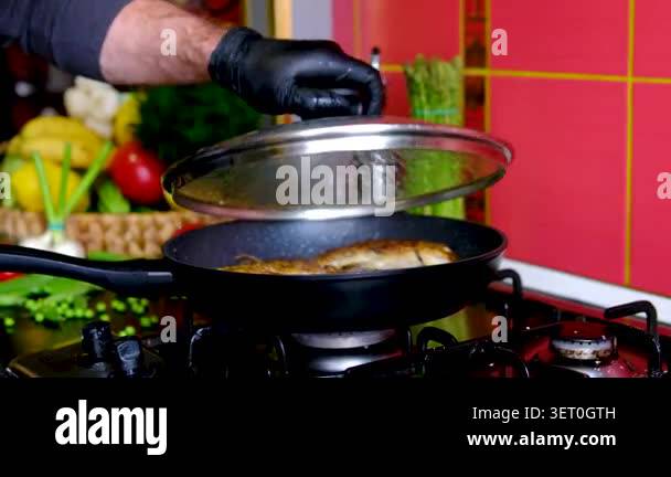 Complete homemade crucian carp recipe showing fish cleaning, scaling ...