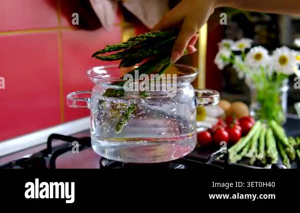 prepares a nutritious breakfast from scratch, whisking eggs, seasoning ...