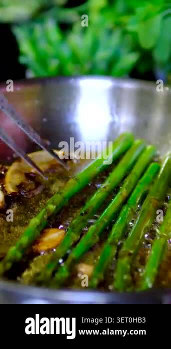Green beans are fried in flavorful salmon butter with garlic and lemon ...