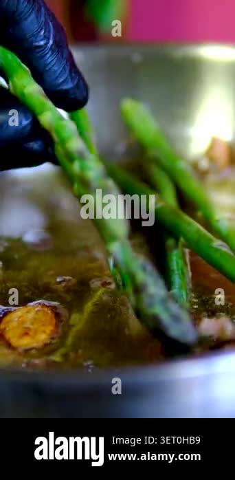 Green beans are fried in flavorful salmon butter with garlic and lemon ...