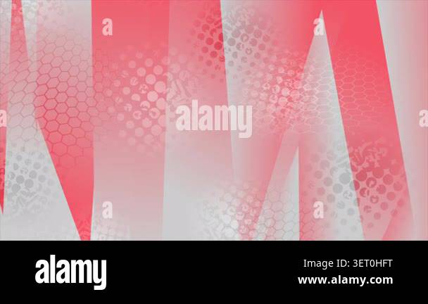 Red and grey stripes abstract geometric background. Seamless looping ...