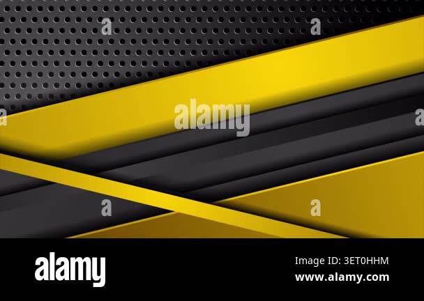Abstract corporate geometric tech background with perforated texture ...