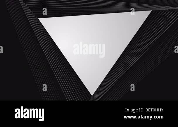 Black and grey contrast background with linear triangles. Seamless ...
