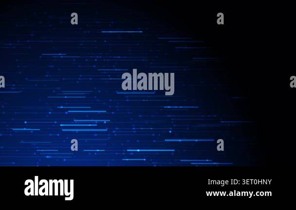 Dark blue neon technology connect lines abstract background. Seamless ...