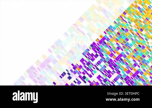 Colorful mosaic geometric rectangles abstract tech background. Seamless ...