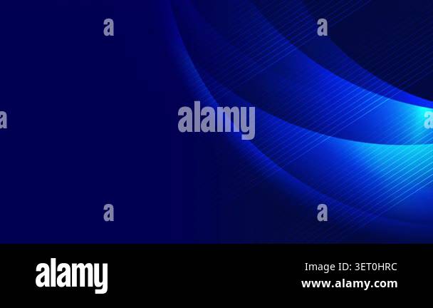 Dark blue glowing waves and lines abstract elegant background. Seamless ...