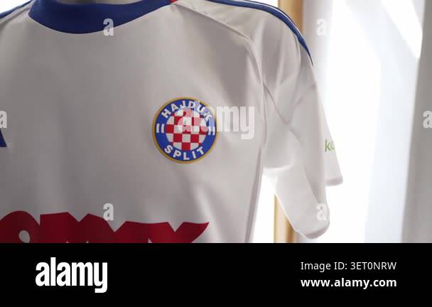 2025.09.13. - Split, Croatia: Official logo of Hajduk Split football ...