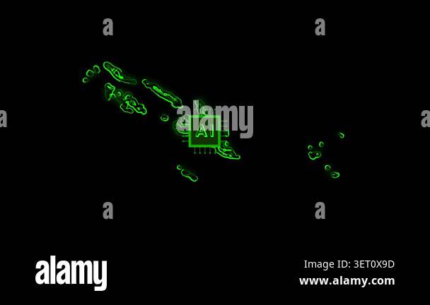 Solomon Islands Country Map Chipset Technology Opener, Suitable for ...