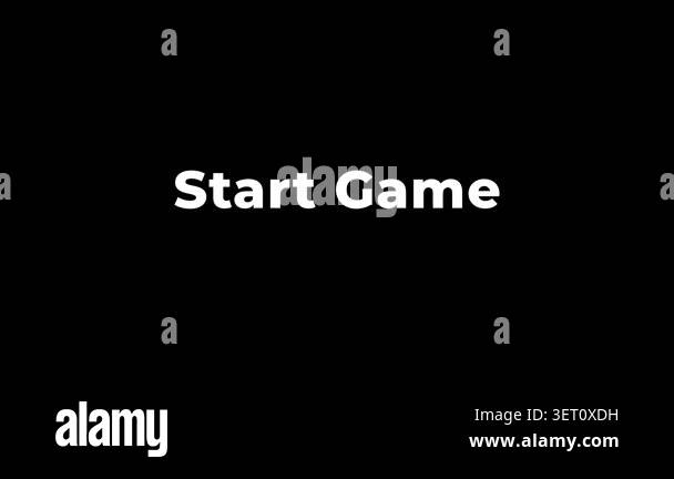 Start Game, Game Over, Are You Ready, Coming Soon and Loading text ...