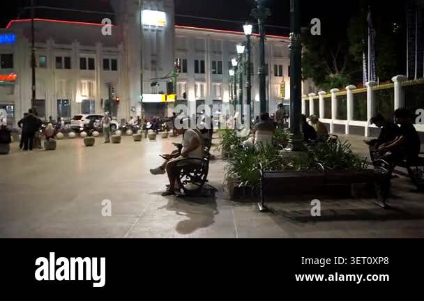 Yogyakarta, Indonesia - June 4, 2026,Night atmosphere at the popular ...