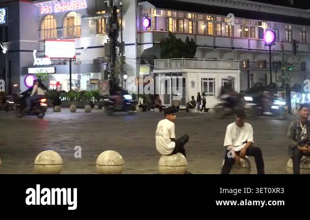 Yogyakarta, Indonesia - June 4, 2026,Night atmosphere at the popular ...
