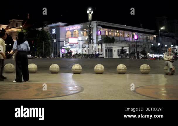 Yogyakarta, Indonesia - June 4, 2026,Night atmosphere at the popular ...