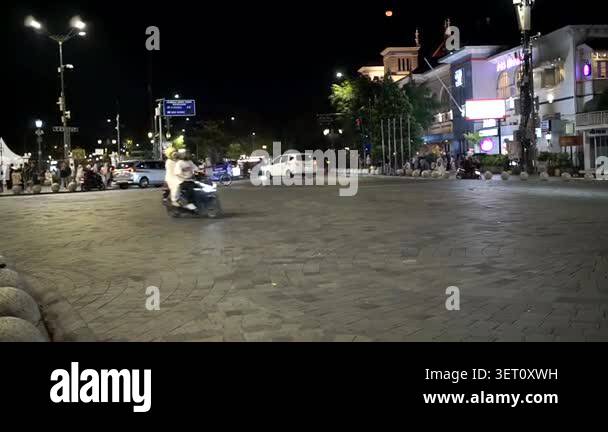 Yogyakarta, Indonesia - June 4, 2026,Night atmosphere at the popular ...