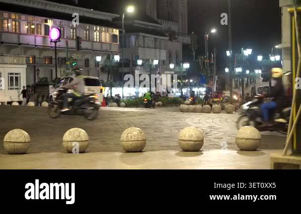 Yogyakarta, Indonesia - June 4, 2026,Night atmosphere at the popular ...
