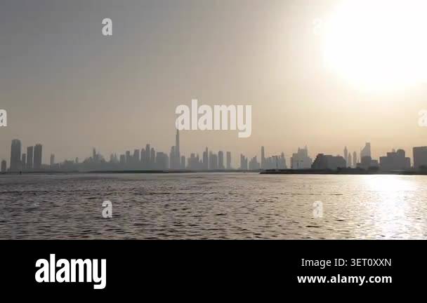 Dubai, UAE - 18 June 2026: Sunset view of Burj Khalifa skyline from ...