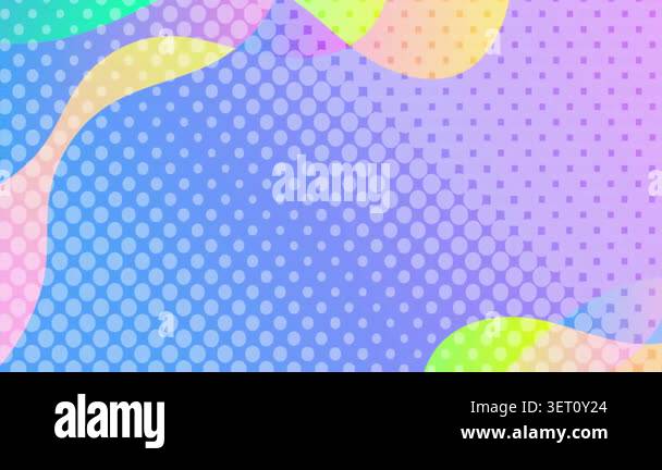 Abstract Colorful Wavy Dot Pattern 4K Stock Video Footage - Alamy