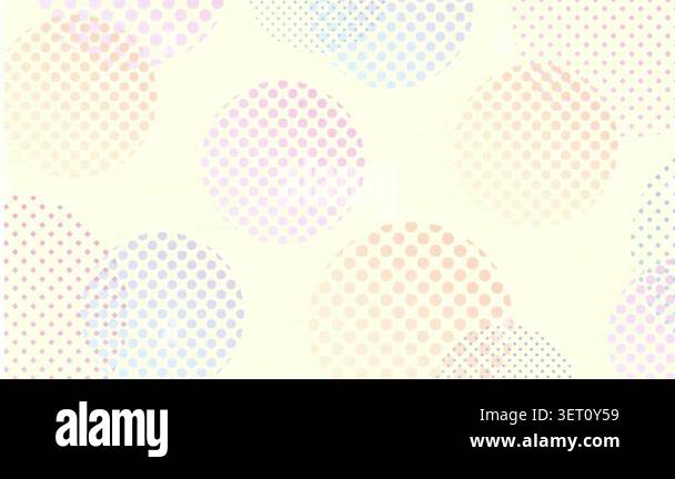 Pastel Polka Dot Abstract Pattern 4K Stock Video Footage - Alamy