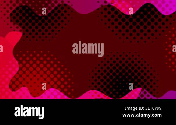 Abstract Red Pink Dotted Wave Pattern 4K Stock Video Footage - Alamy